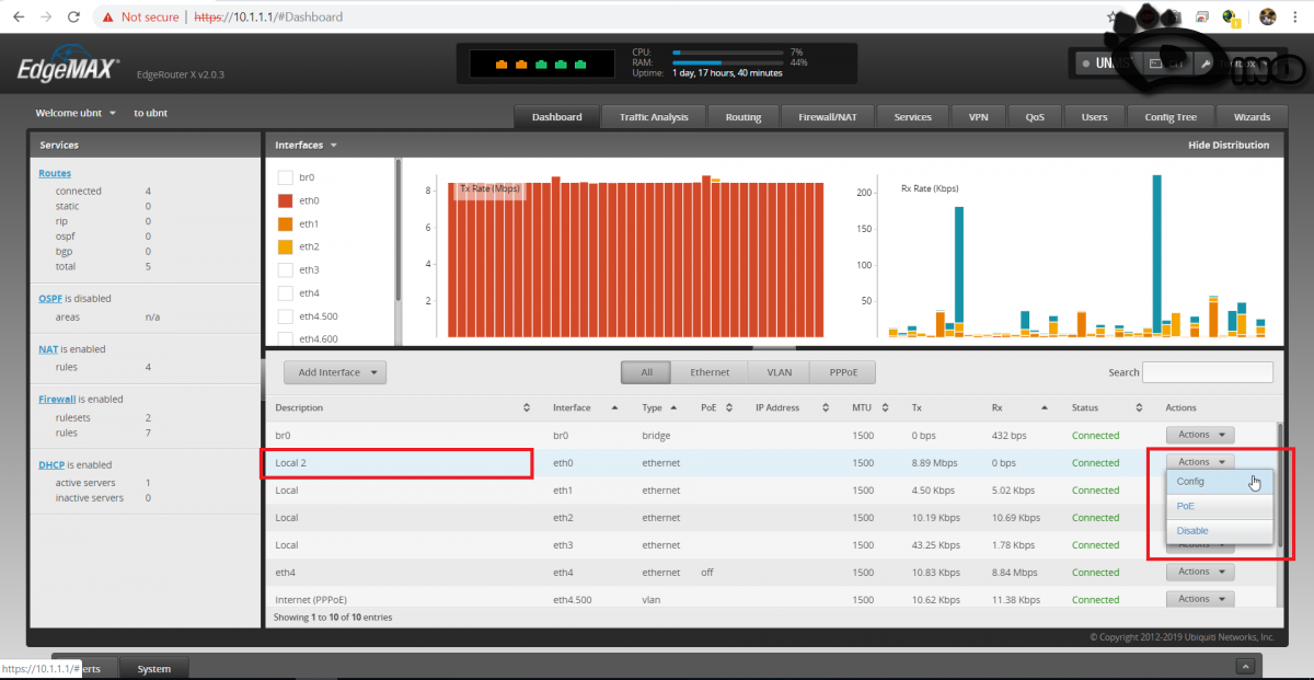 EdgeRouter X : Configure utk UNIFI & HyppTV | Welcome to DinoBytes ...